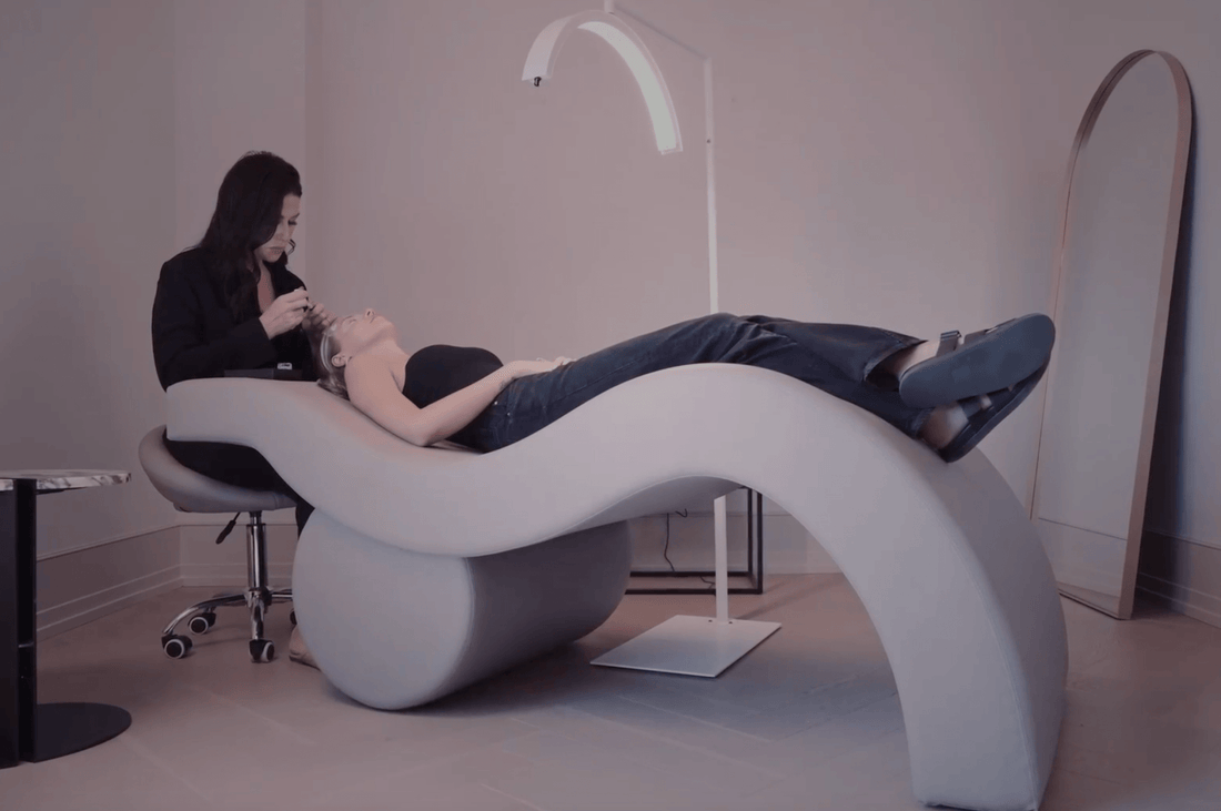 Custom Ergonomic Beauty Beds | Used by Lash, Brow, PMU, Spa Artists